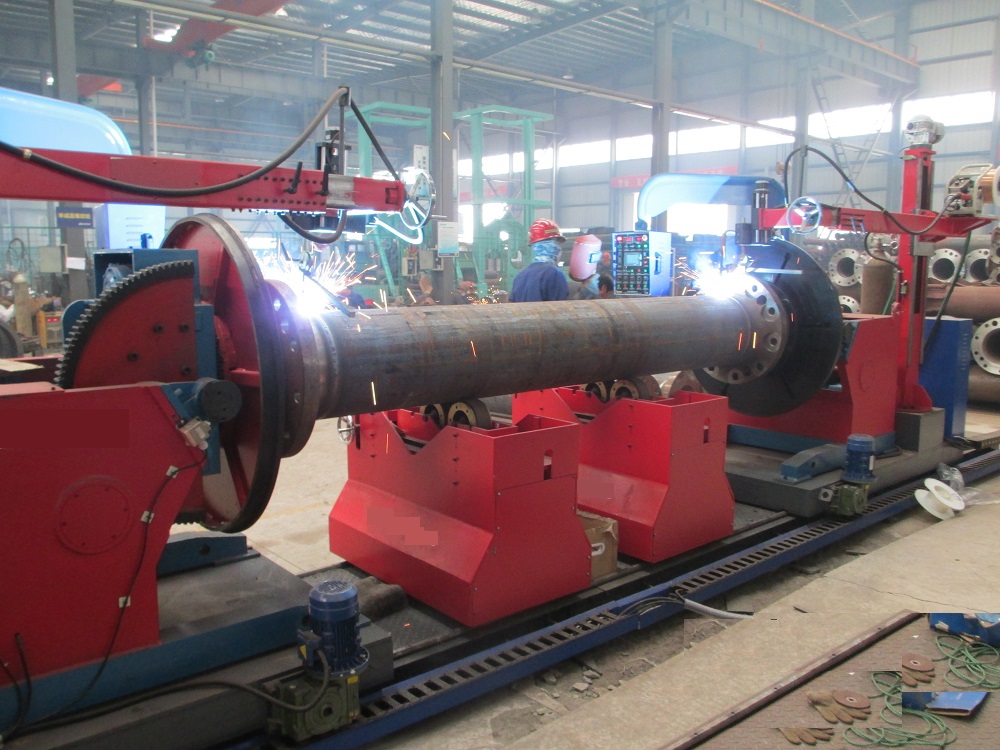 High Frequency Automatic Pipe Welding Machine for Pipe Spool Fabrication Line from China ...